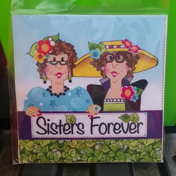 Jody Houghton Designs | Other | Fabric Art Panel Sisters Forever | Poshmark